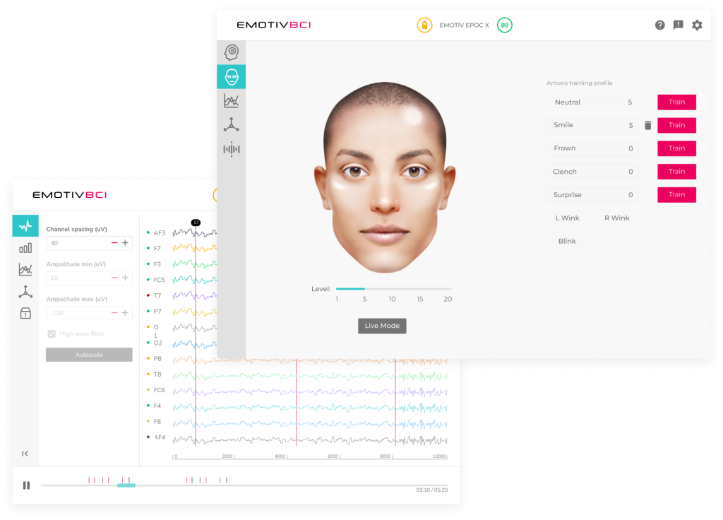 EPOC X – 14 Channel Wireless EEG Headset – EMOTIV